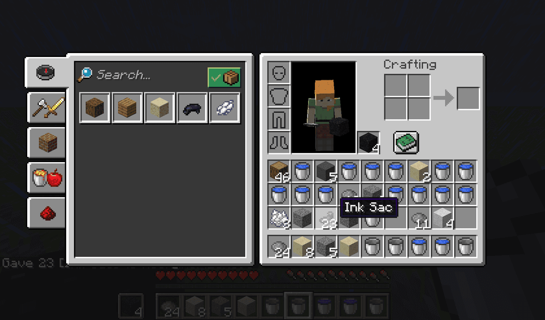 Wie stellt man Beton in Minecraft her?